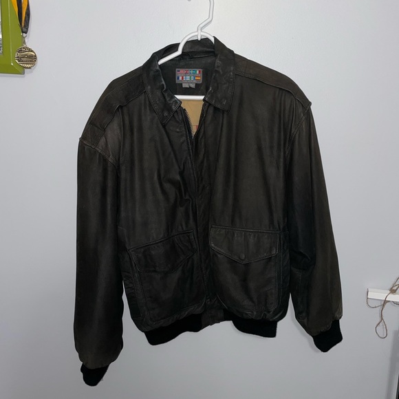 Paris Sports Club | Jackets & Coats | Vintage Paris Sports Club Leather ...